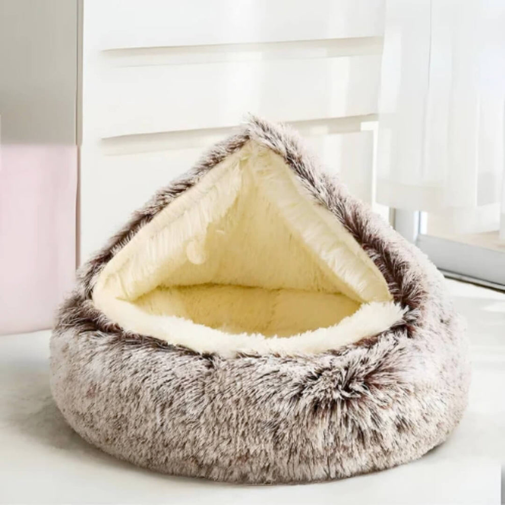 Calming Cave™ - Plush Cat Bed – Nymock